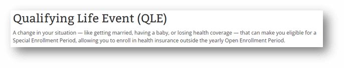 Qualifying Life Events on Group Health Plans - Health Benefits Associates